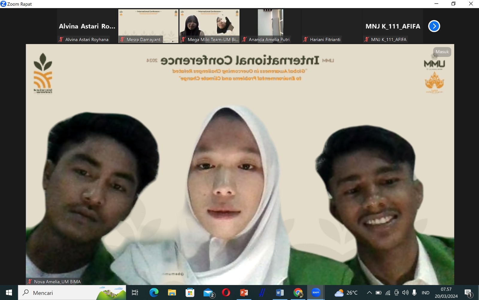 Mahasiswa dan Dosen UM BIMA Ikuti Konferensi Internasional - Warta PTM