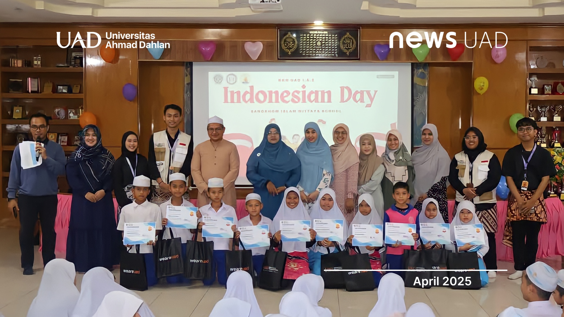 KKN Internasional UAD Adakan Program Indonesian Day di Thailand - Warta PTM