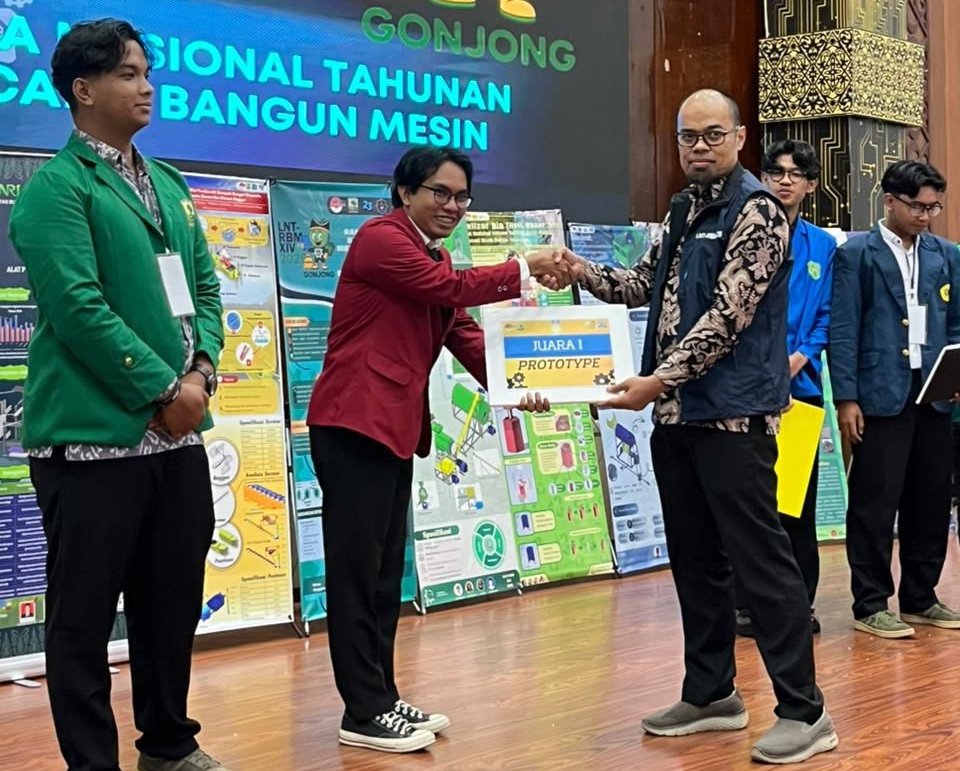 Teknik Mesin Umsida Juara 1 Lomba Prototype LNT-RBM 2025